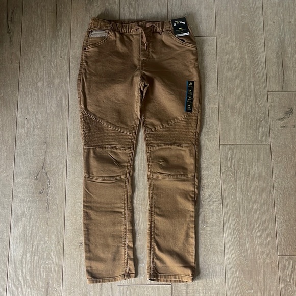 art class | Bottoms | Nwt Art Class Khaki Moto Style Joggers | Poshmark